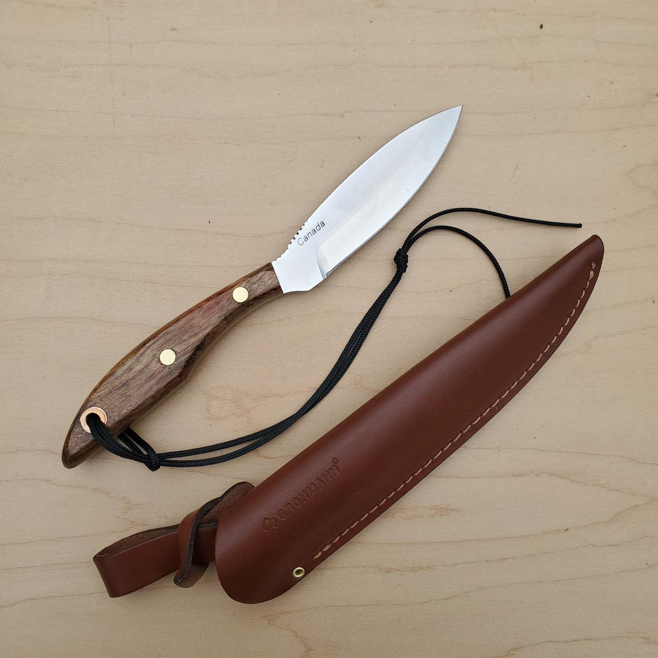 Grohmann D.H. Russell Belt Knife - #1 Original Fixed Blade – Uptown Cutlery