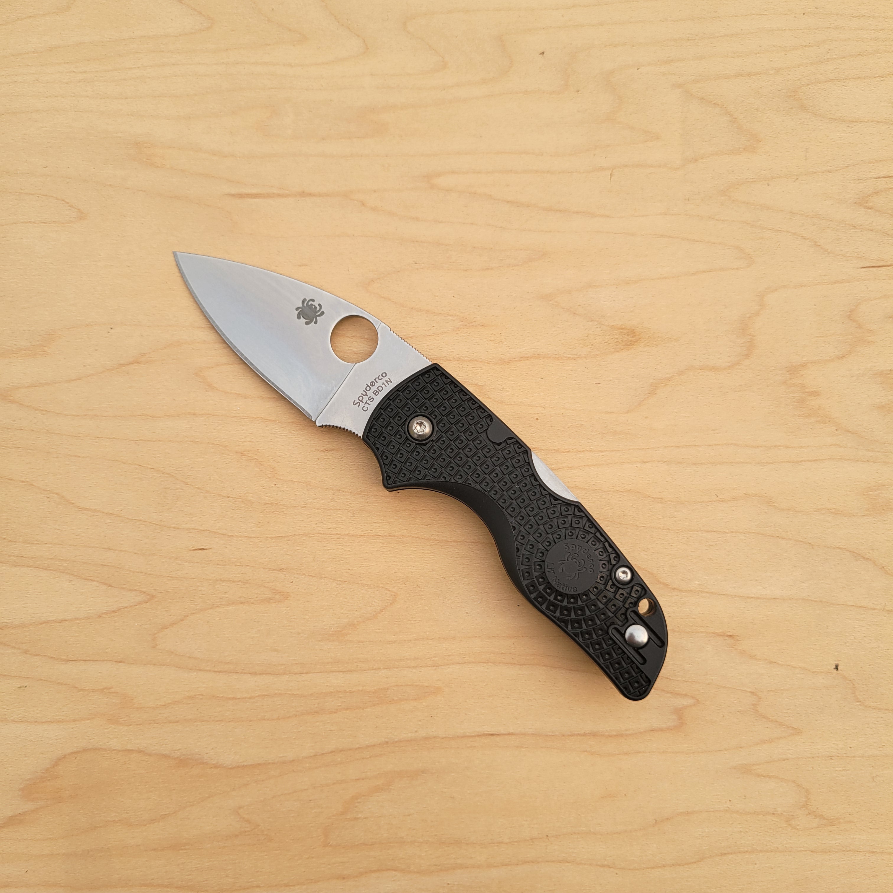 Spyderco Lil' Native Lightweight Lockback - C230PBK – Uptown Cutlery